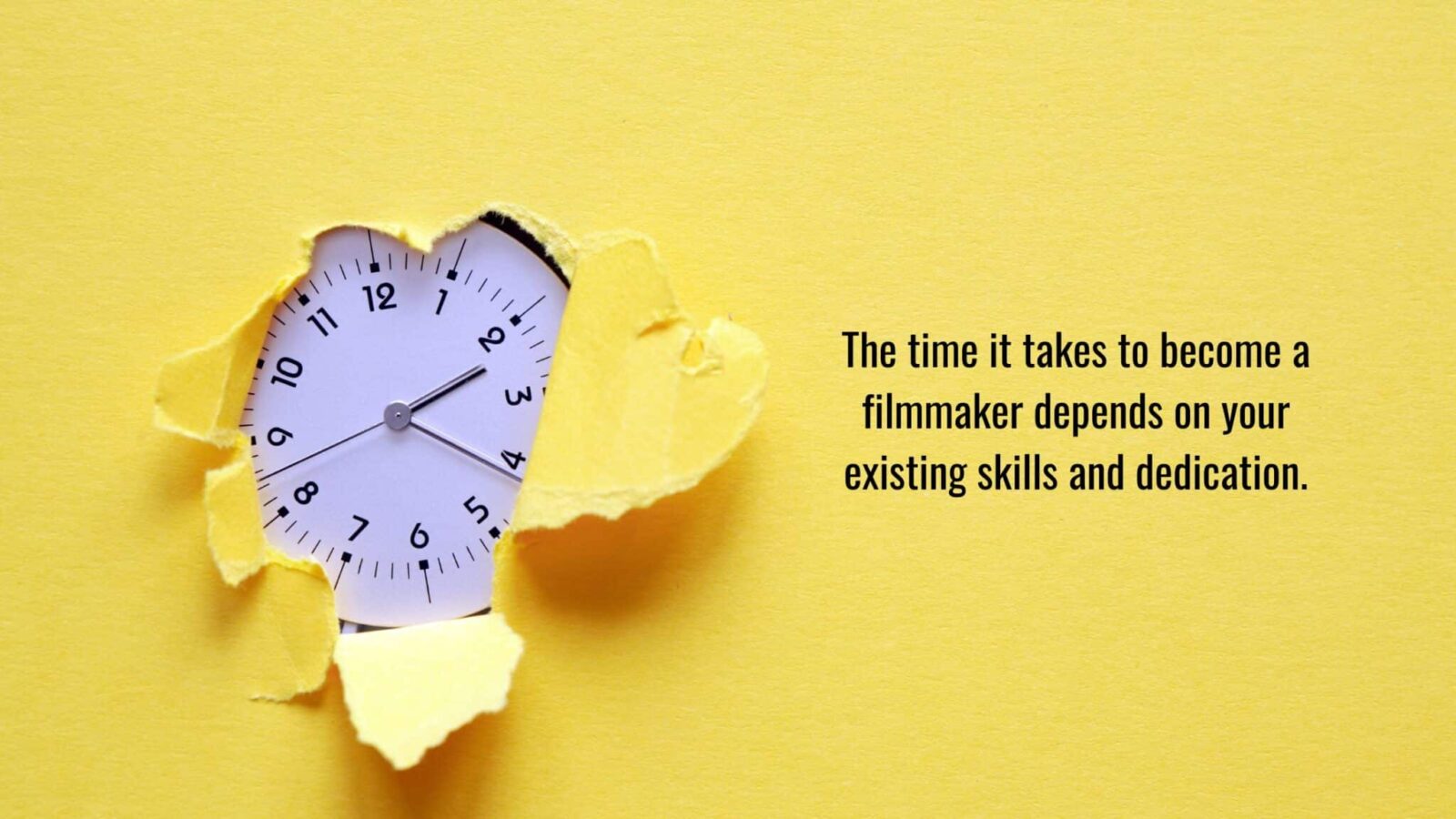 How Long Does It Take To Learn Filmmaking